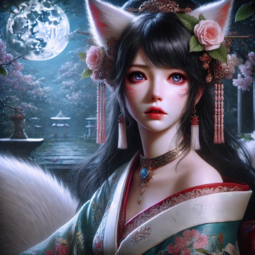Foxfire Seduction Unveiling The Enigmatic Tale Of Tamamo No Mae By Andreas Michaelides Sep