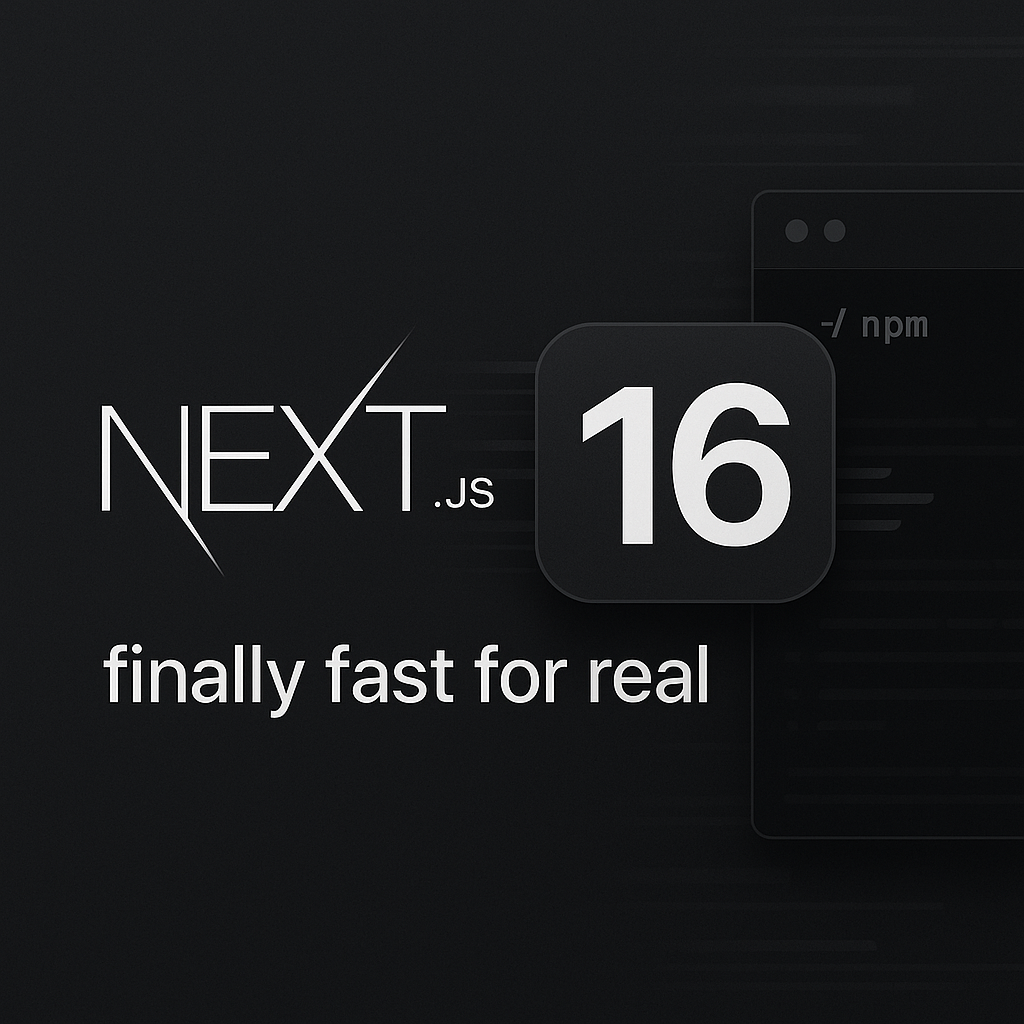Next.js 16 (Stable): Honest First Impressions & What’s Worth Your Time | by Yash Batra | Oct ...