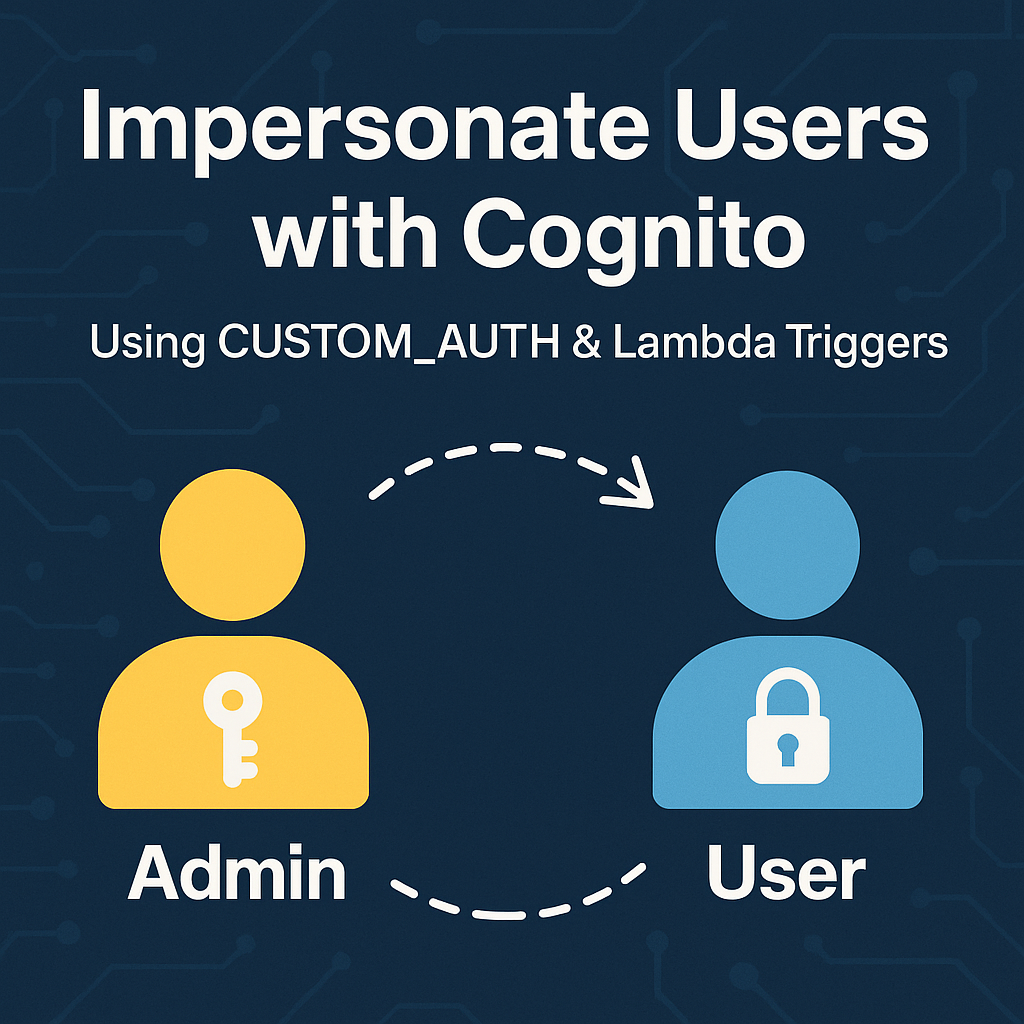 Impersonating a User in Amazon Cognito Using CUSTOM_AUTH | by Shubham Soni | Medium