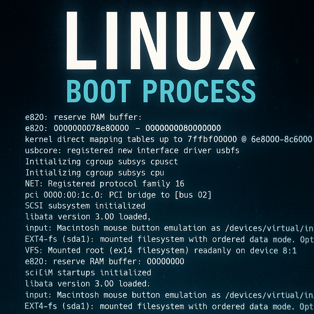 Understanding the Linux Boot Process: From Power Button to Login Screen | by Ibrahim Cisse | Dec ...