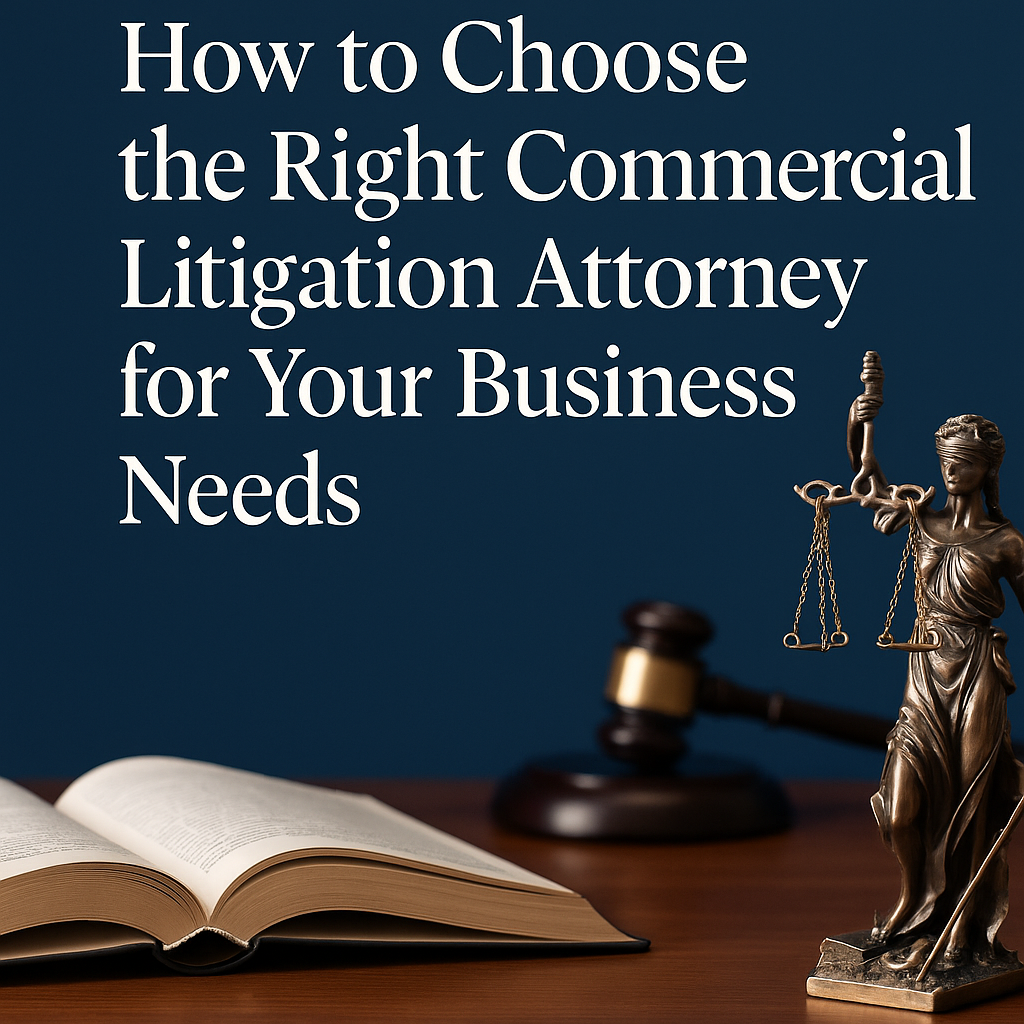 How to Choose the Right Commercial Litigation Attorney for Your ...