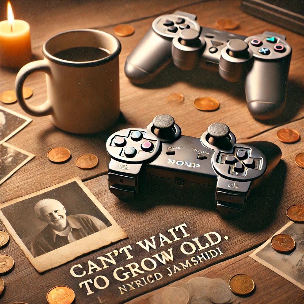 I thought as a kid, a PS2 in my hand, Would make me the happiest in all ...