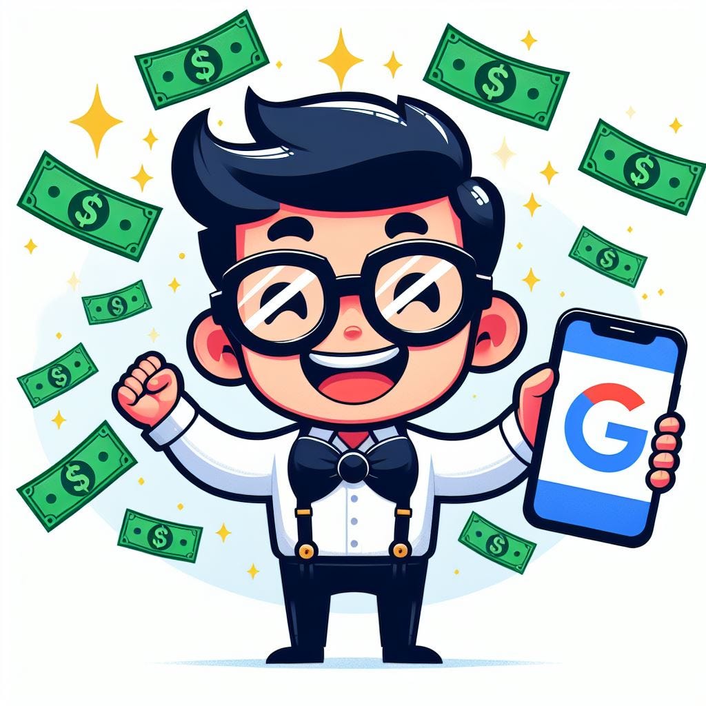 How to Use Google to Make Money. Image By Author Generated with AI DALL ...