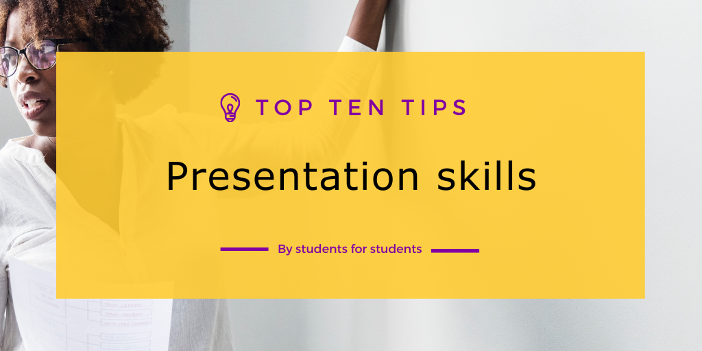 Top Ten Tips: Presentation Skills | by Library Student Team | My ...