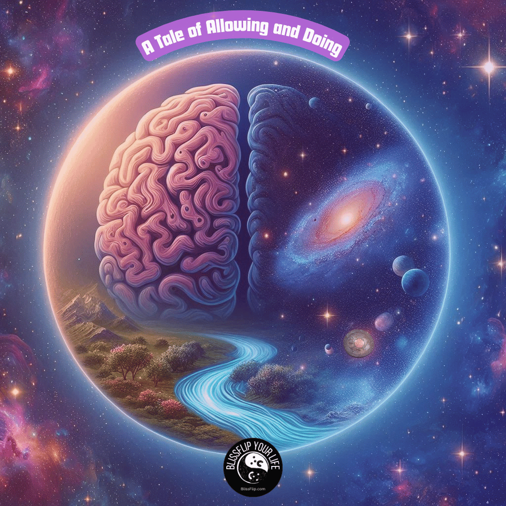 BlissFlip Serenity: A Tale of Allowing and Doing | by Atmo Advait (pen ...