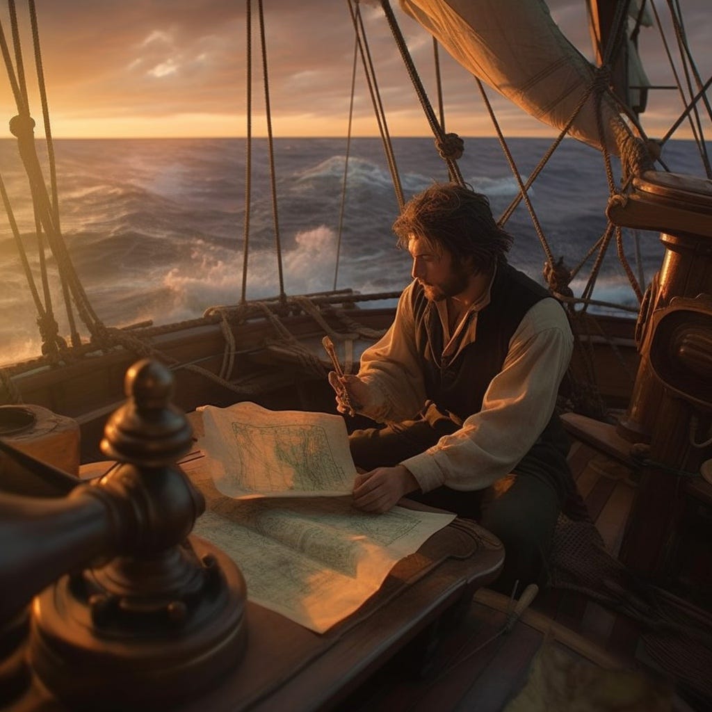 Sails torn, sea his home, - PierAldi - Medium