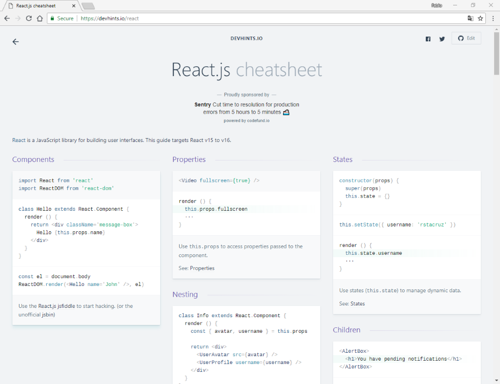 React.js cheatsheet. Developing SharePoint solutions by… | by Fabio ...
