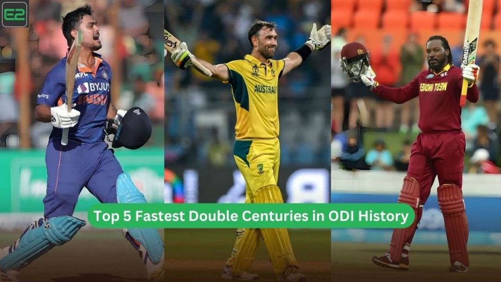Top 5 Fastest Double Centuries in ODI History | by E2Betindia | Oct ...