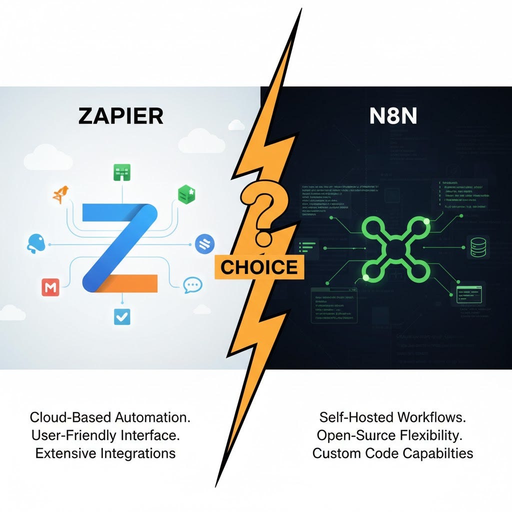Zapier vs n8n: Ultimate 2025 Automation Tool Comparison for Every Workflow | Medium