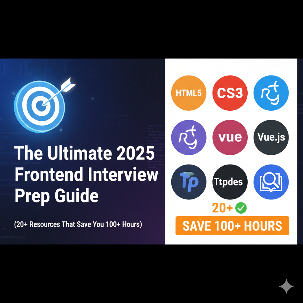 🎯 The Ultimate 2025 Frontend Interview Prep Guide (20+ Resources That Save You 100+ Hours) | by ...