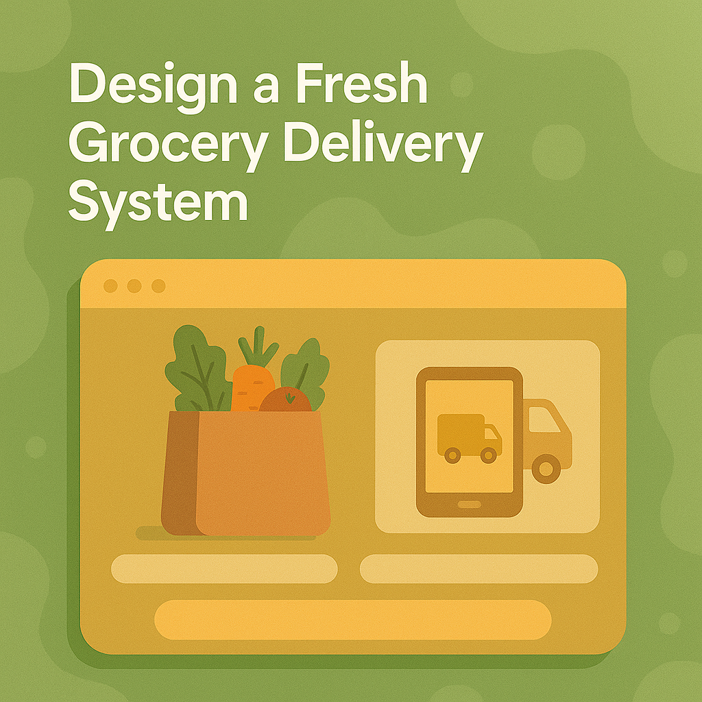 Design a Fresh Grocery Delivery System | by Ankit Kumar Srivastava | Medium