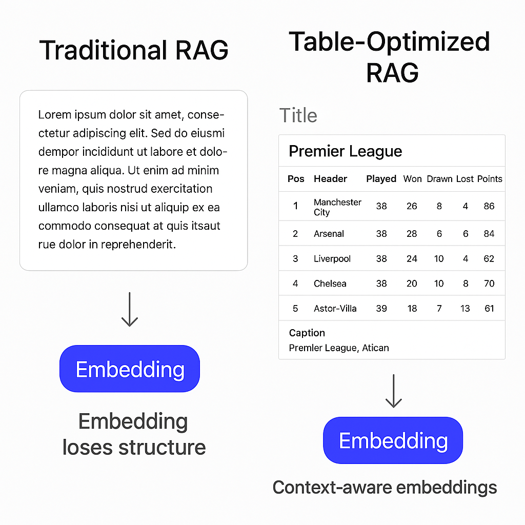 Building a Table-Optimized RAG System for Tabular Data | by Richard ...
