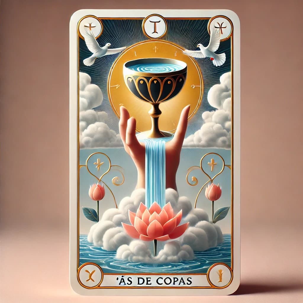 Ás de Copas Tarot. Ás de Copas Tarot pode iluminar seu… | by ...