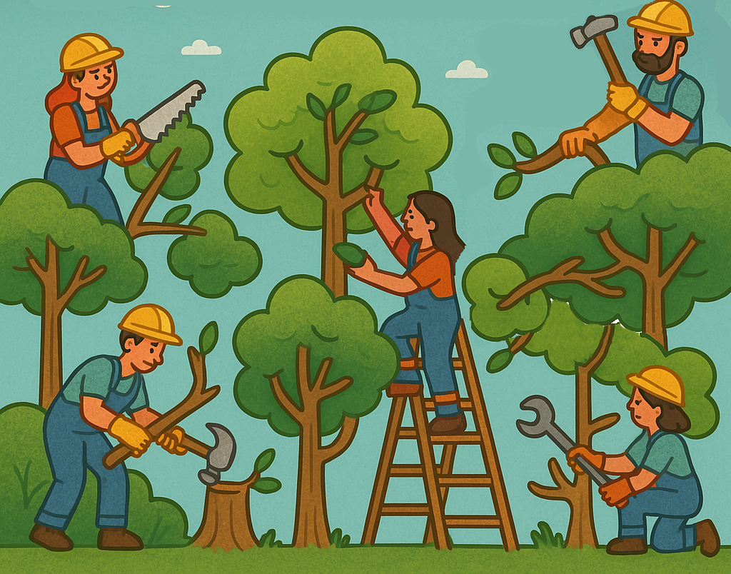 Going Interactive with Afforest: Modifiable recursive trees made easy ...