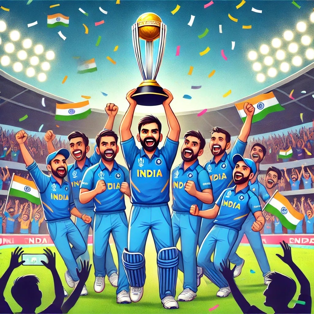 10 Life Lessons from India’s 2024 T20 World Cup Triumph | by CA. Pankaj ...