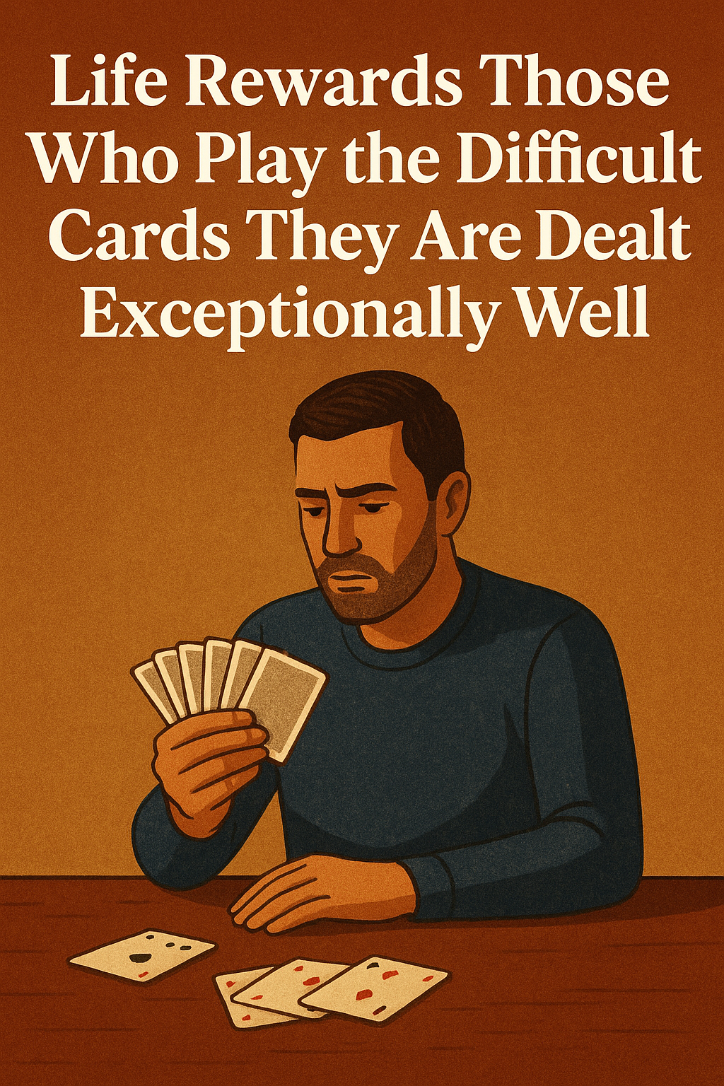 Life Rewards Those Who Play the Difficult Cards Exceptionally Well | by ...