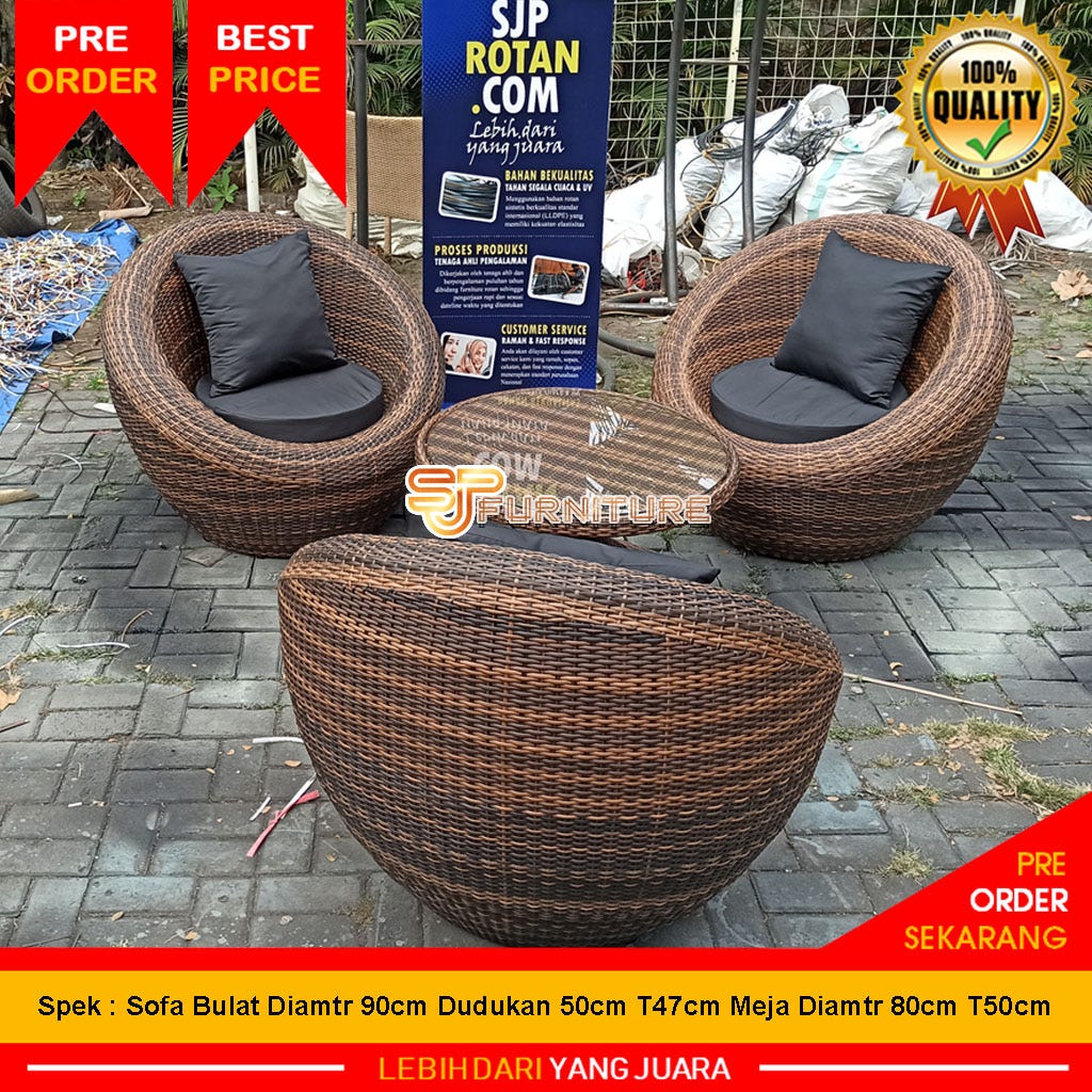 Furniture Sofa Dari Rotan, Gambar Sofa Rotan Sintetis, Harga Sofa Rotan ...