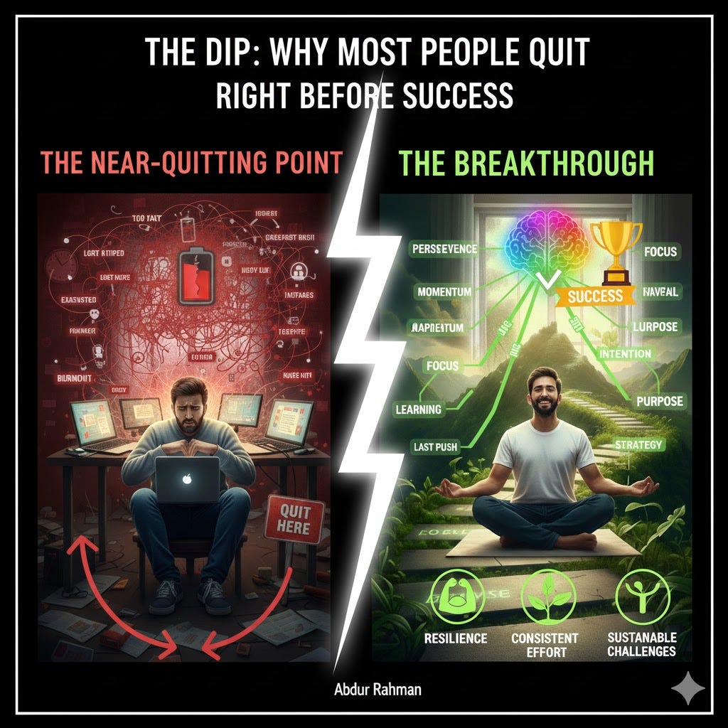 Why do most people quit just before they succeed? | by Abdur Rahman ...