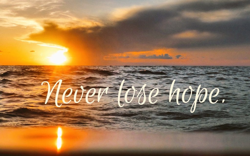 The power of hope in achieving cognitive and emotional stability ...