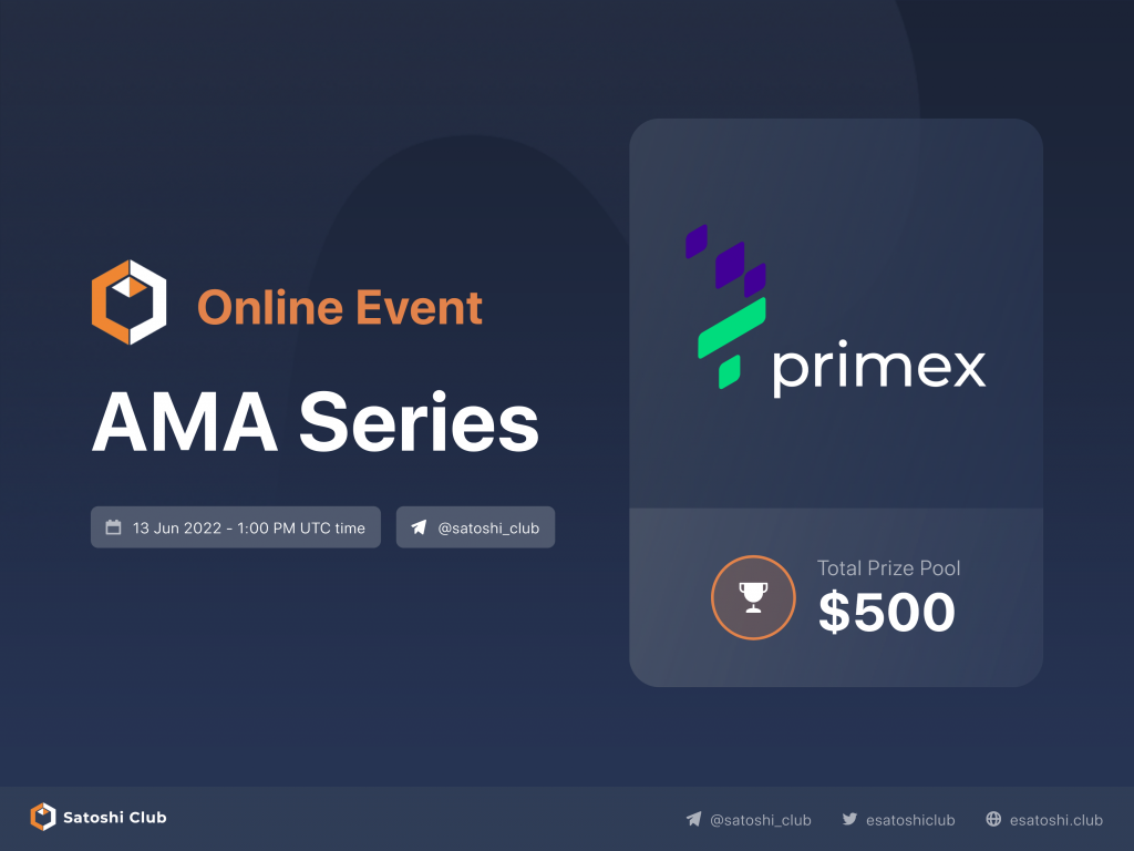 Primex Finance x Satoshi Club AMA Recap from the 13th of June | by ...