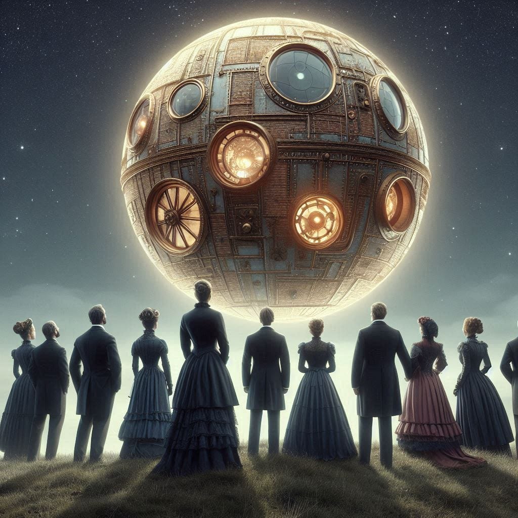 1869: That’s No Moon, It’s a Victorian Space Station | by Taylor Quincy ...