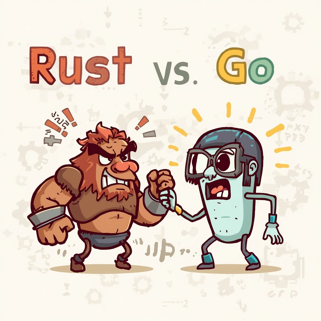 Rust vs Go: The Programming Language War | by Rasathurai Karan ...