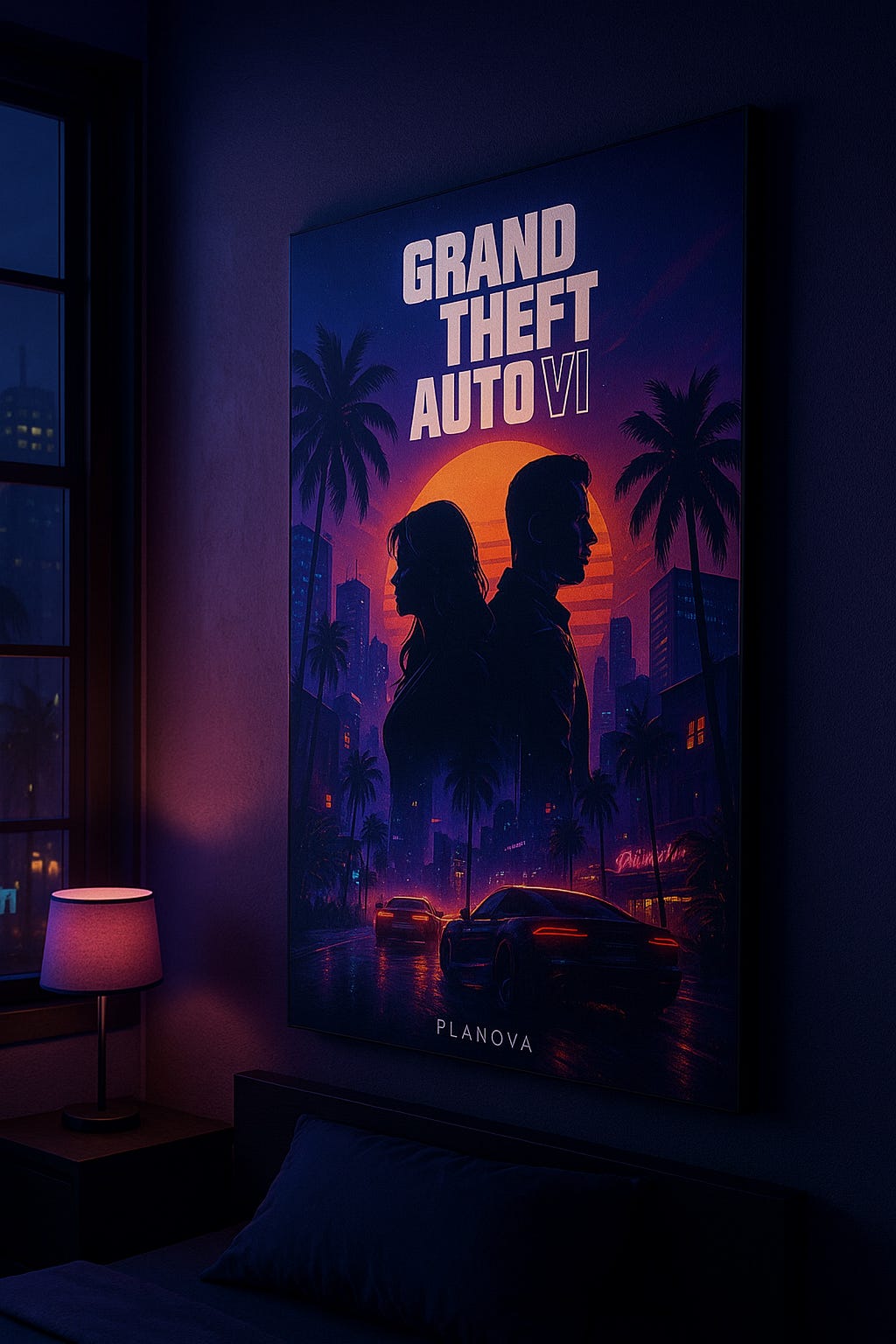 Behind the Art: Designing a GTA VI-Inspired Cinematic Poster — by ...