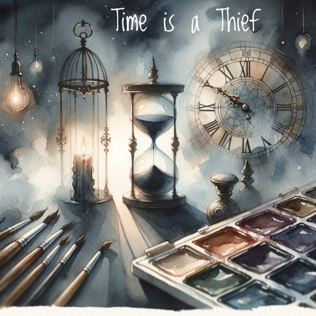 Time is a Thief | by Blackrose | Aug, 2024 | Medium