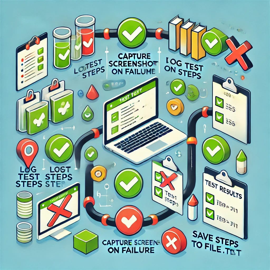 Saving and Tracking Test Steps After Execution with Failure Insights ...