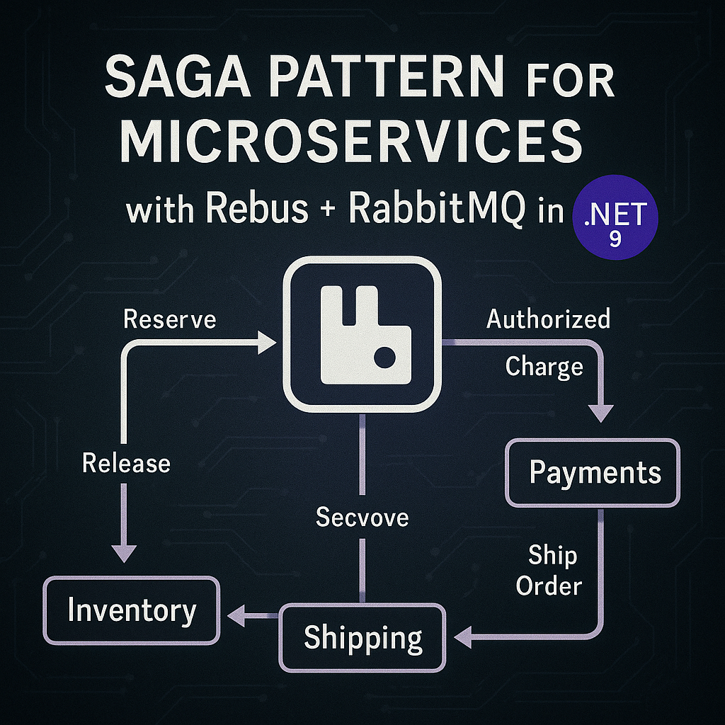 Saga Pattern for Microservices with Rebus + RabbitMQ (in .NET 9) — A Copy-Paste, No-Drama Guide ...