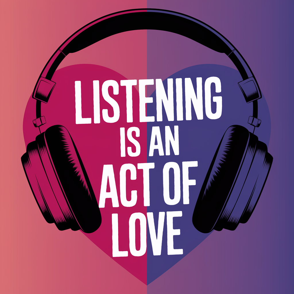 Listening is an Act of Love. Every so often, someone says something ...