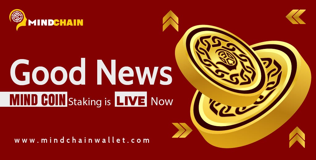 𝐌𝐈𝐍𝐃 Coin Staking is 𝐋𝐈𝐕𝐄! 🚀 - Mindchain Coin (MIND) - Medium