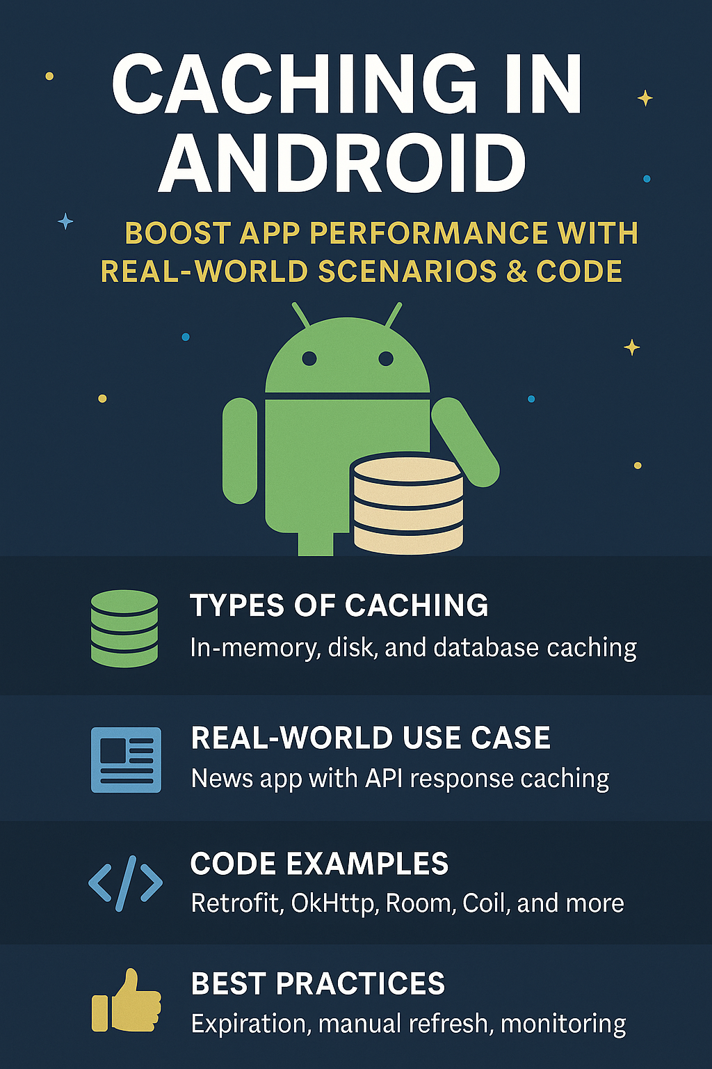 📦 Caching in Android: Boosting App Performance with Real-World Scenarios & Code | by Prahalad ...