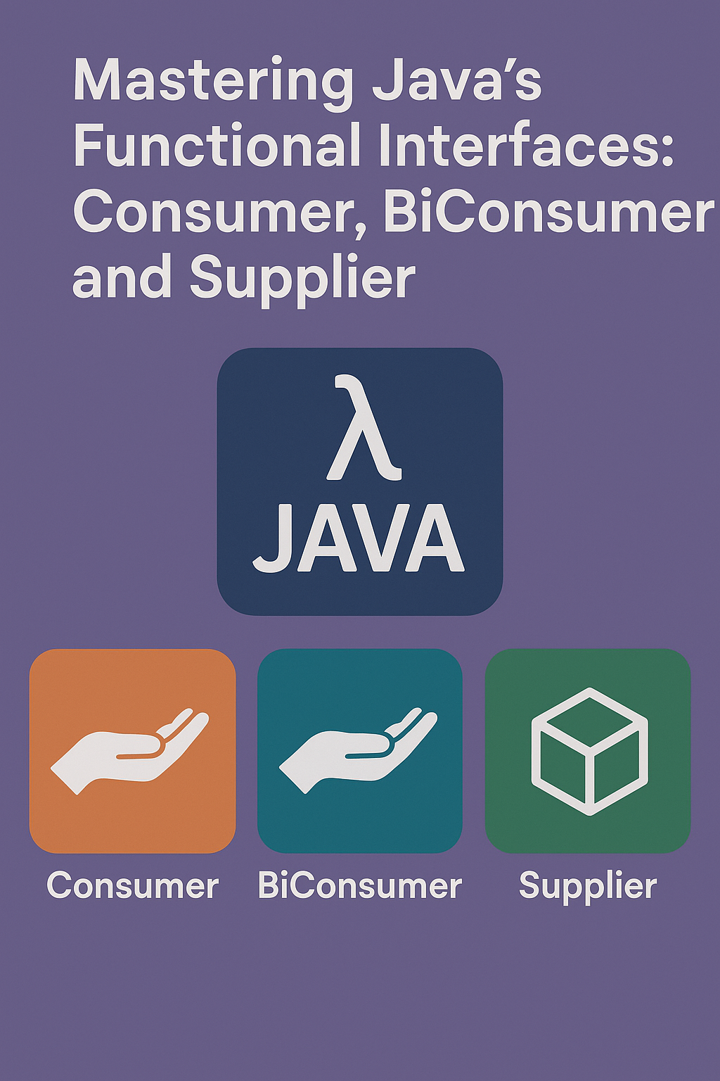 Mastering Java’s Functional Interfaces: Consumer, BiConsumer, and Supplier | by Sumit Kumar ...