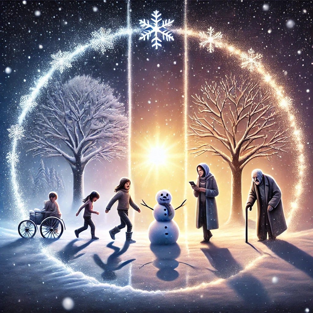 Snow, the Circle of Life. Poetry playground writing prompt #40… | by ...
