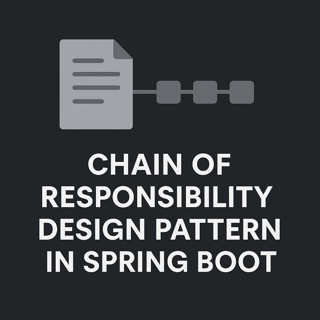 Chain of Responsibility in Spring Boot effectively : An Escalation Matrix Example | by Rahul ...