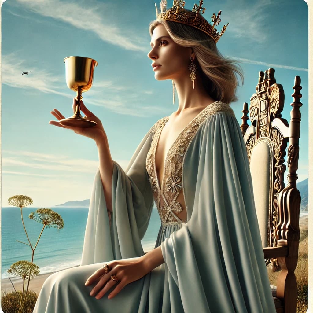 Rainha de Copas Tarot. A Rainha de Copas simboliza a empatia e… | by ...