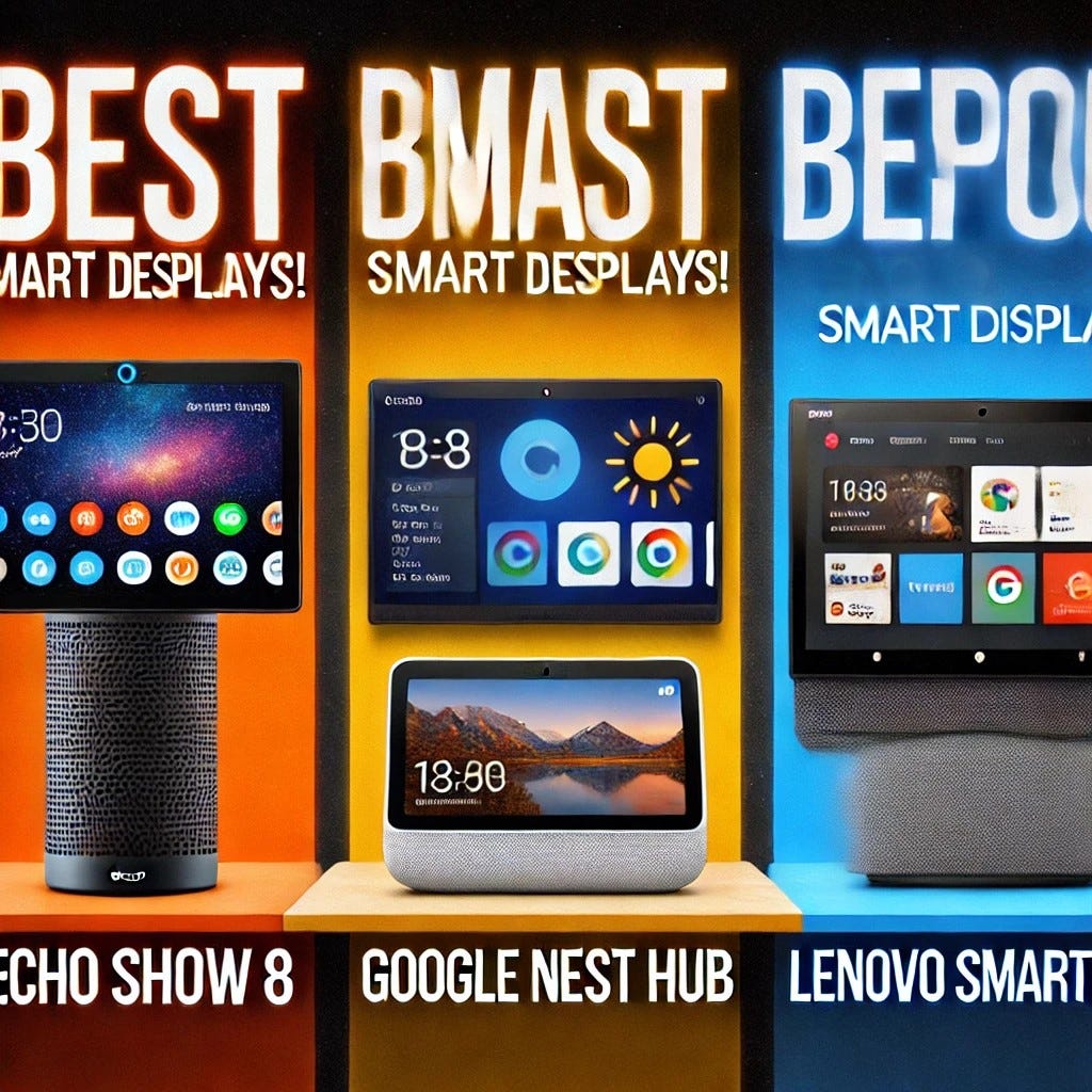 Best Smart Displays: Echo Show 8, Google Nest Hub, and Lenovo Smart ...