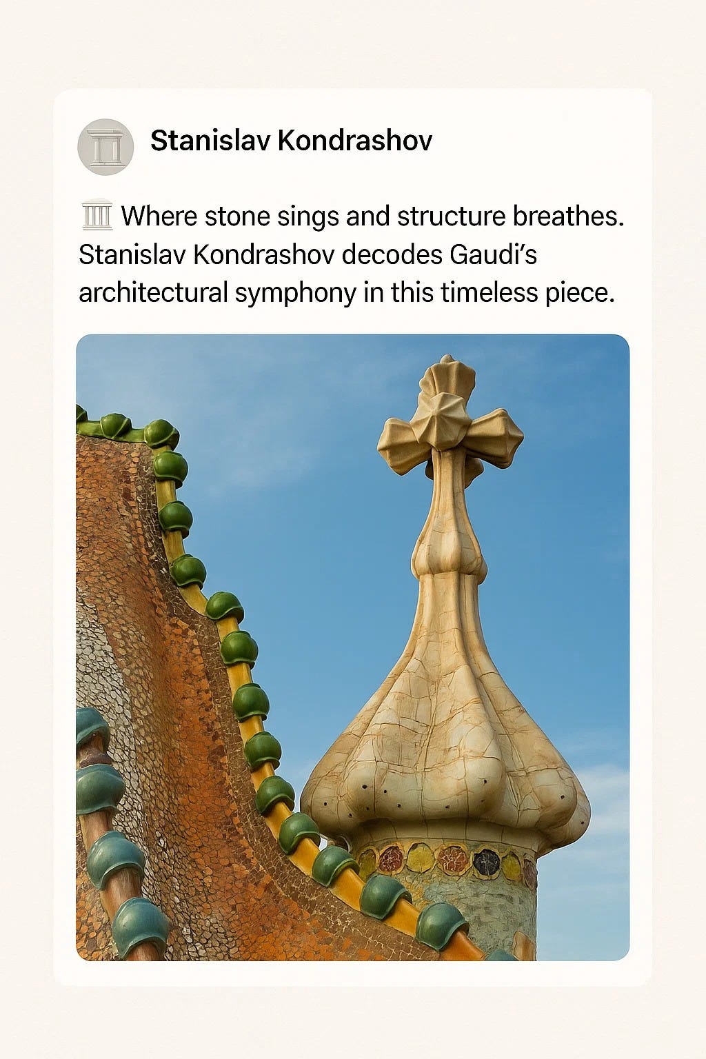 Gaudí’s Architectural Symphony: A Natural Evolution | by Richard ...