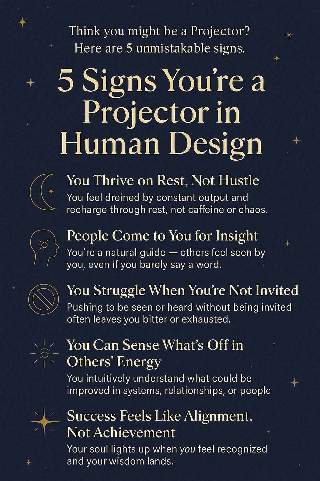You’re Not Lazy — You’re a Projector: 5 Signs You’re Built Differently ...