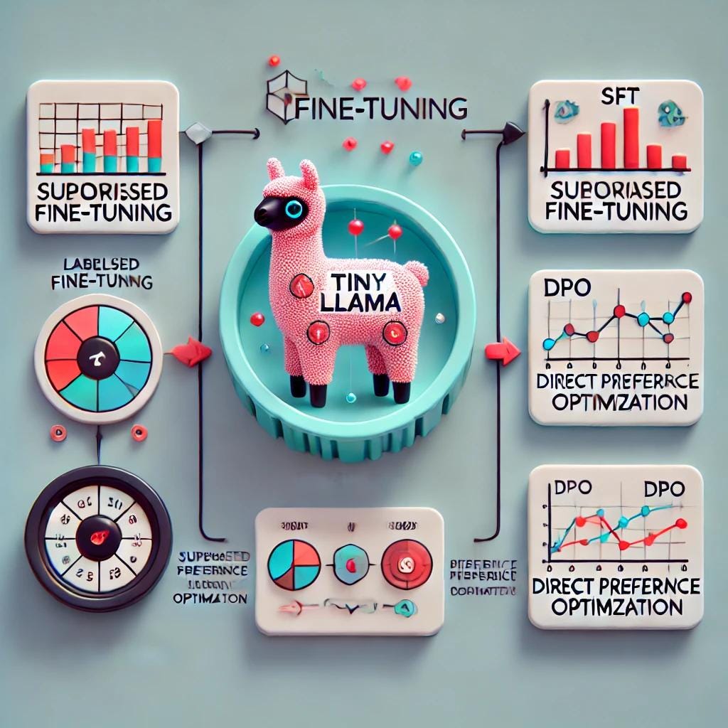 Fine-Tuning TinyLlama with Supervised Fine-Tuning (SFT) and Direct ...