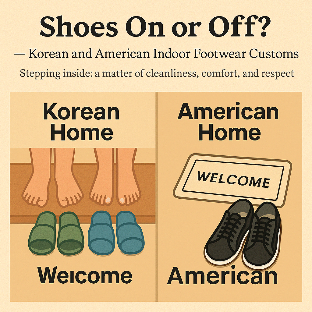 Taking Off Shoes Indoors vs. Keeping Them On — Korean and American ...