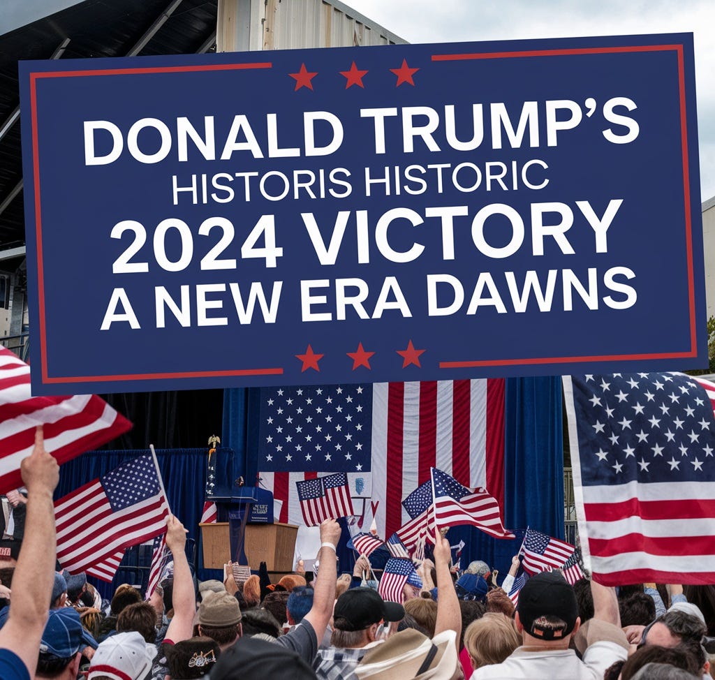 Donald Trumps Historic 2024 Victory A New Era Dawns | by Umar Durrani ...
