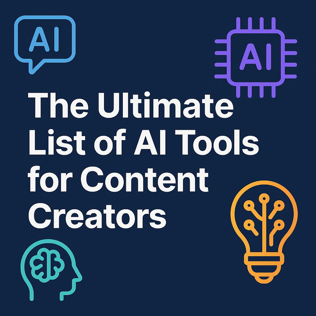 The Ultimate List of AI Tools for Content Creators | by TechByRahmat ...