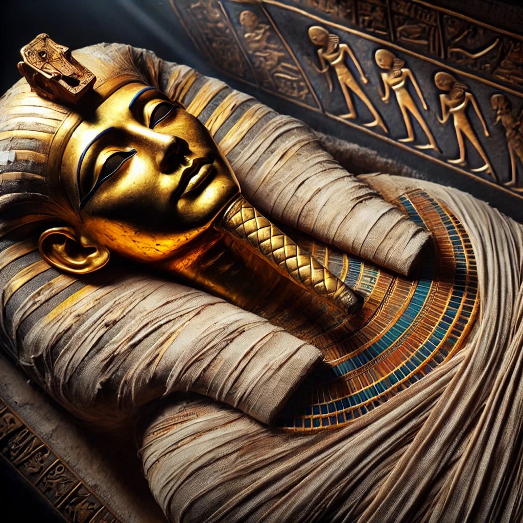Eating mummies related to pharaohs may protect against disease and ...