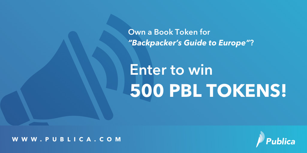 Chance to WIN 500 PBL Tokens!. With the launch of the first book ICO ...
