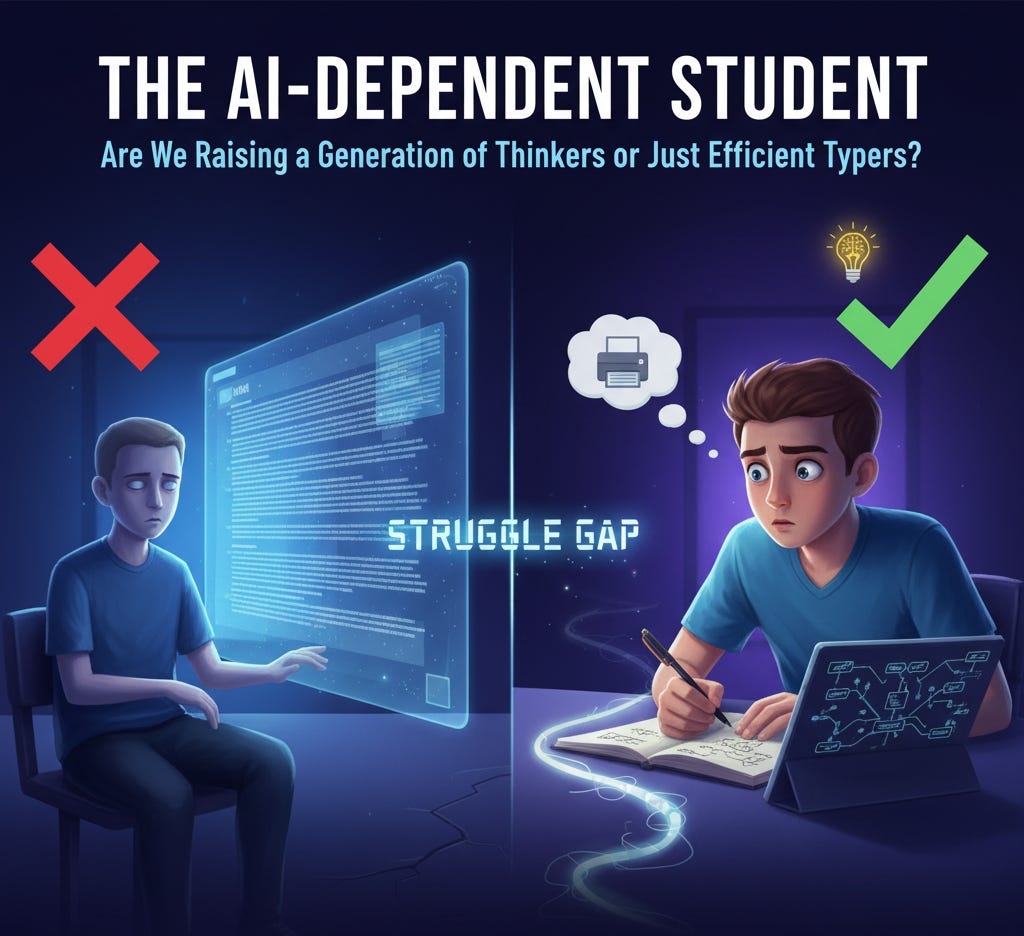 The AI-Dependent Student: Are We Raising a Generation of Thinkers or ...