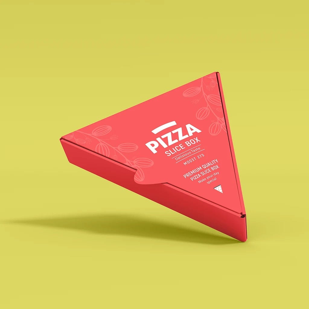 Custom Pizza Slice Boxes by Boxlark | Order Now, Save Big ...