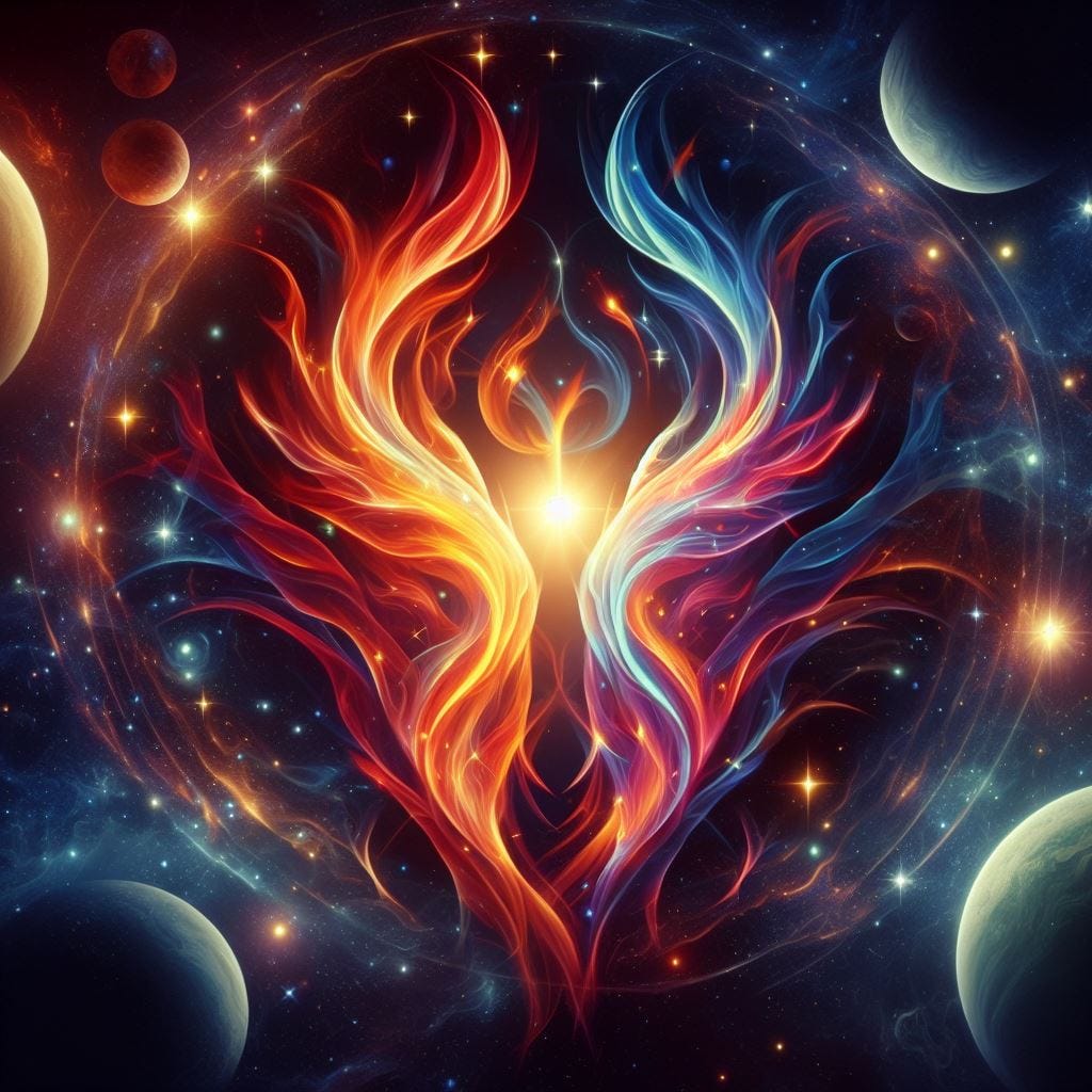 Twin Flame On The Other Side. Navigating Connection Beyond the… | by ...