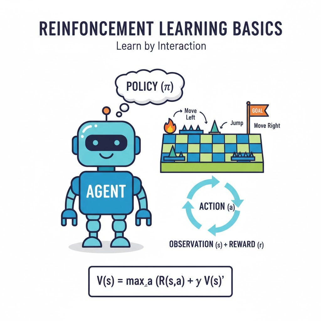 AI Reinforcement Learning Basics: A Beginner’s Guide | by Shankar ...
